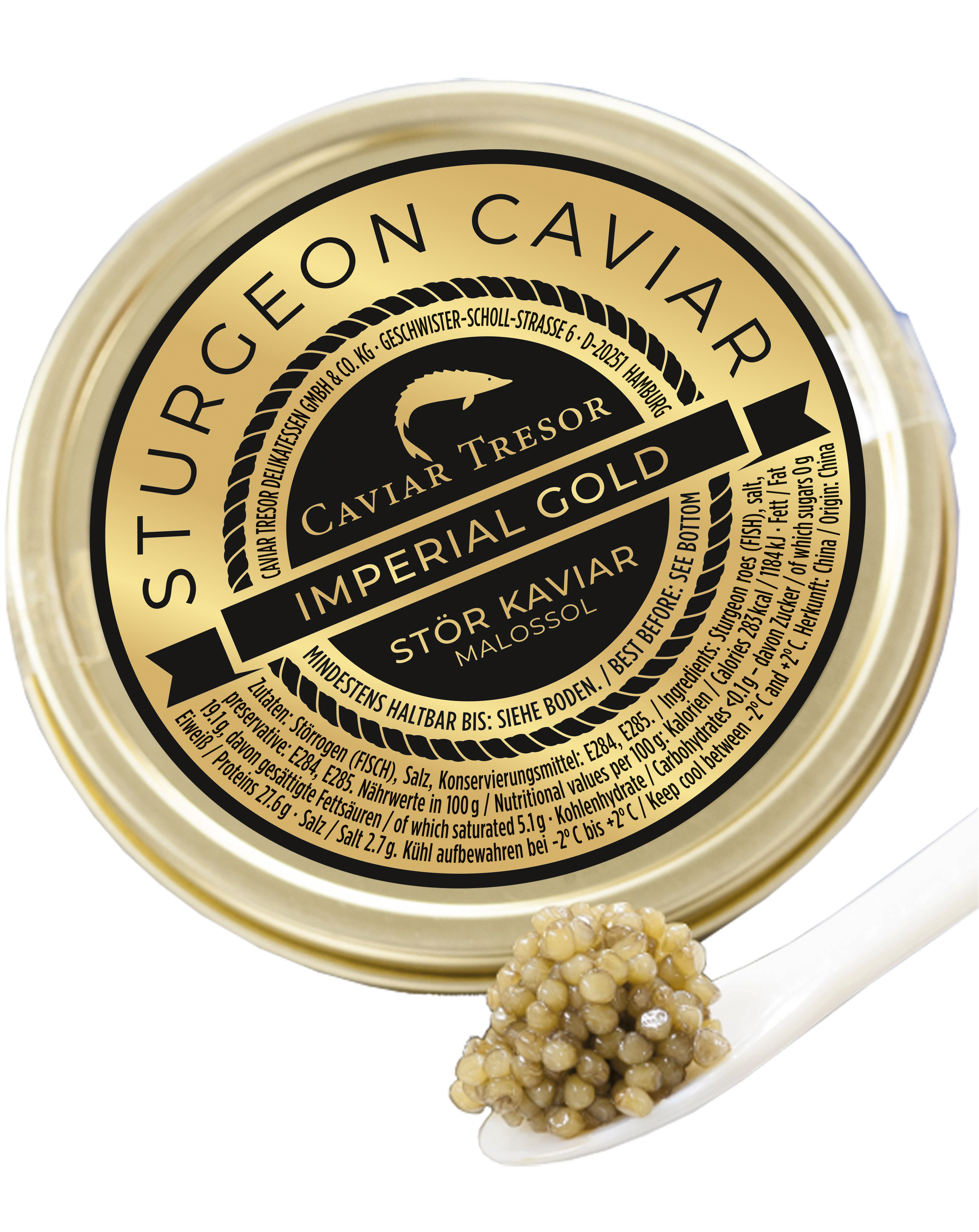 Imperial Gold Caviar Order safely online now!